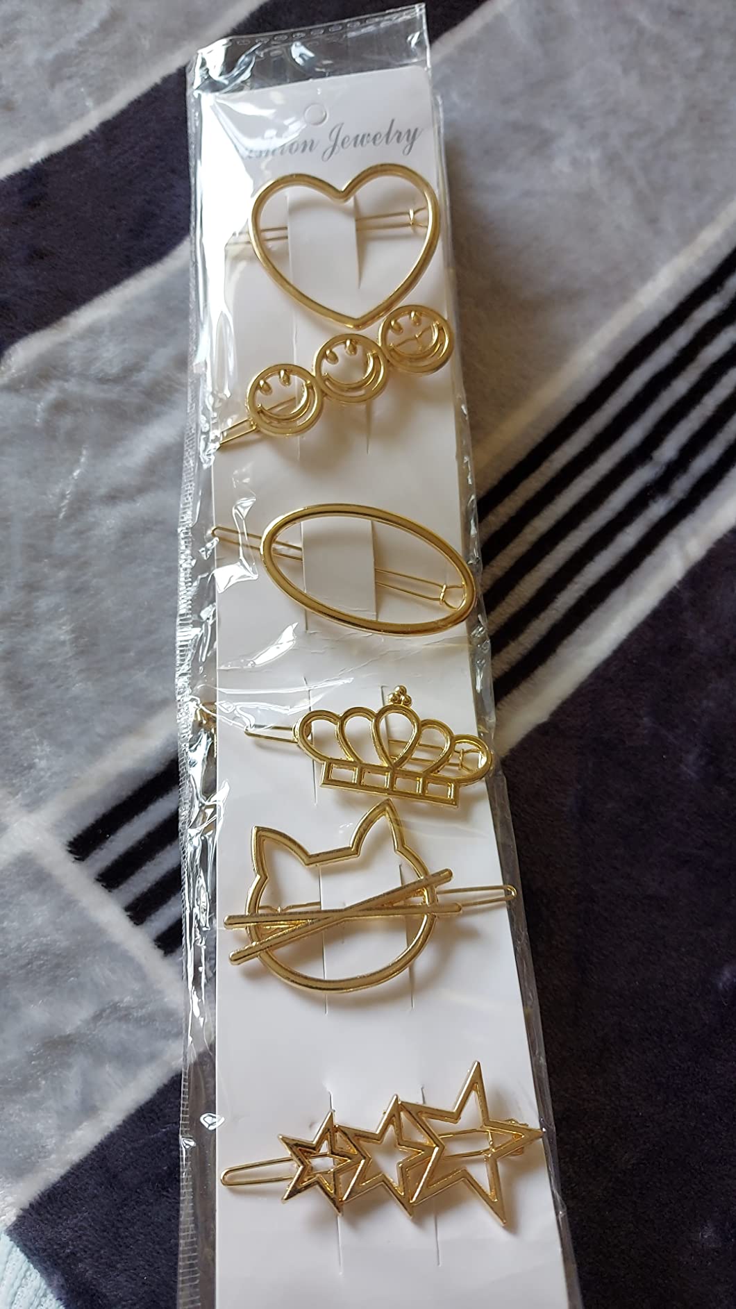 SGM 4 Pieces Minimalist Hair Clips Hairpin Hair Clamps, Circle ...