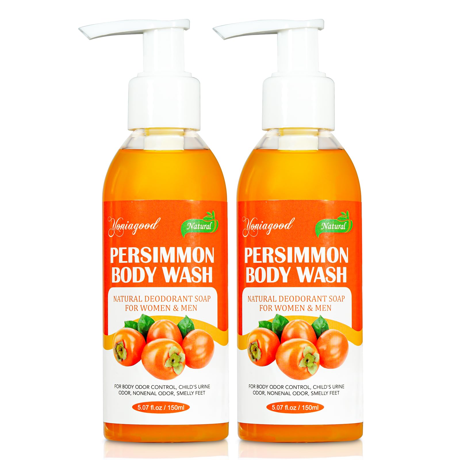 Amazon.com : yoniagood 2 PCS Persimmon Body Wash for Strong Odor ...