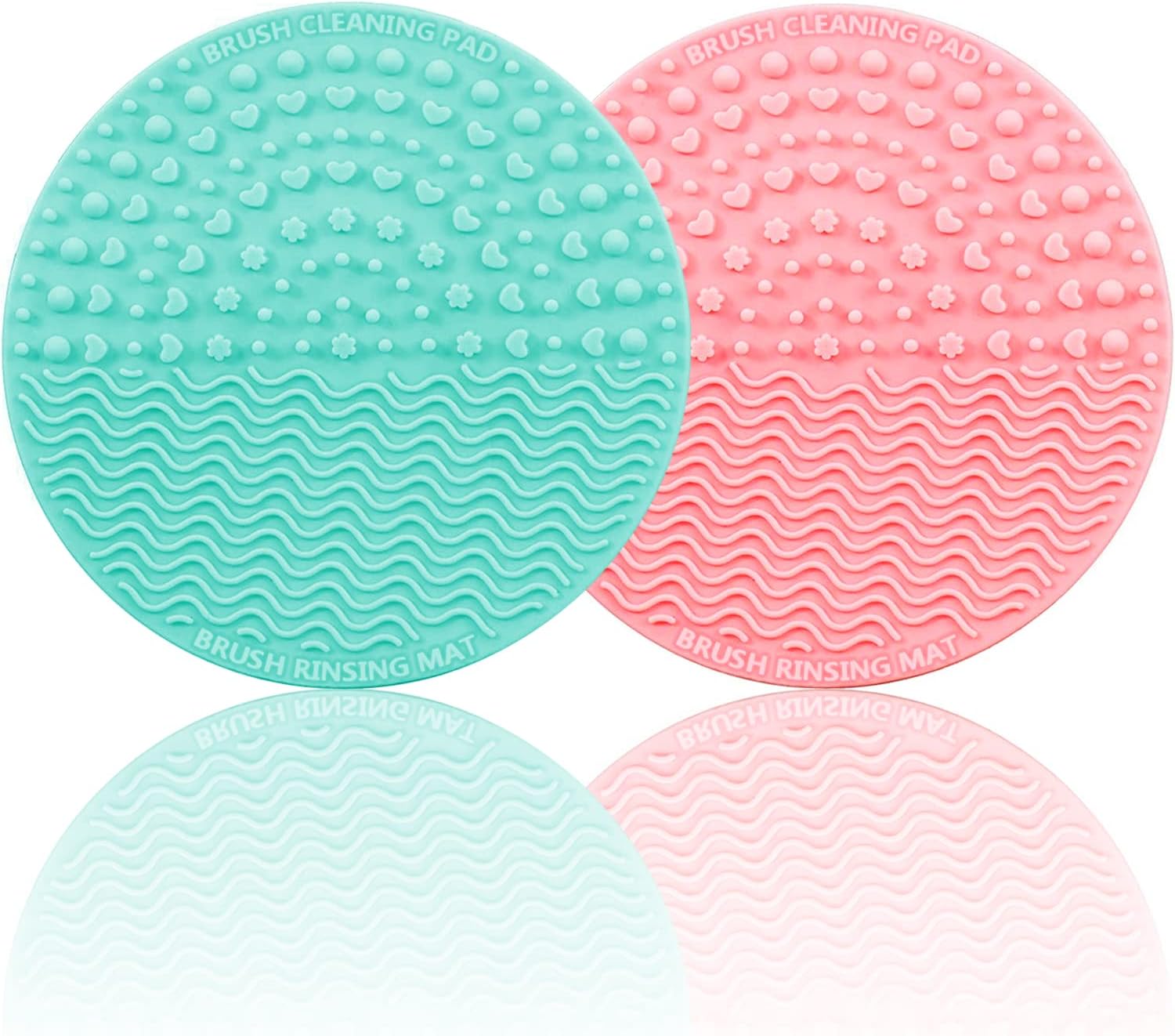 Amazon.com: MINTHE™ Makeup Brush Cleaner Mat | 2 Pack | Silicone Makeup ...