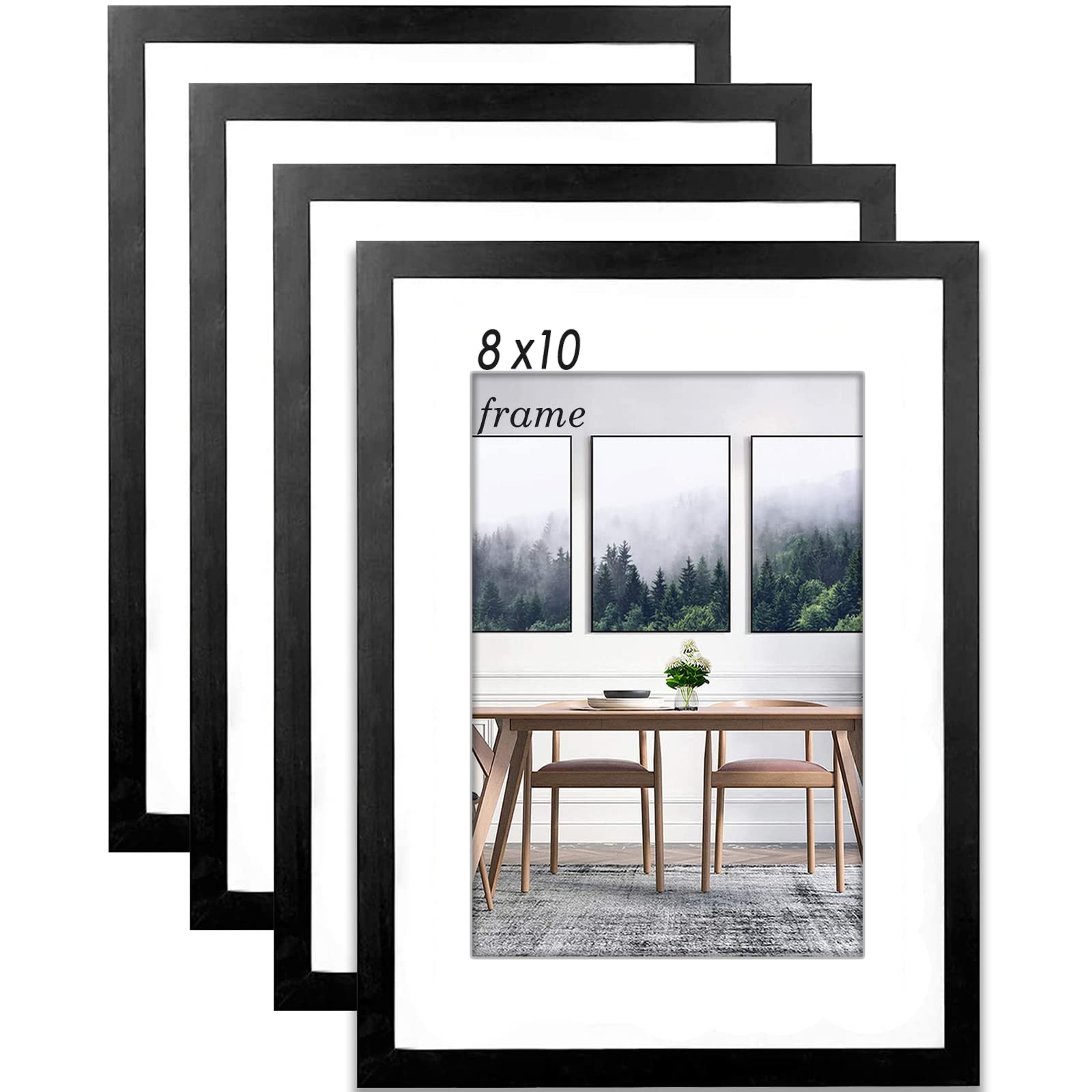 Buy 8x10 Picture Frames, 4 Pack, Photo Frame for op and Wall ing ...