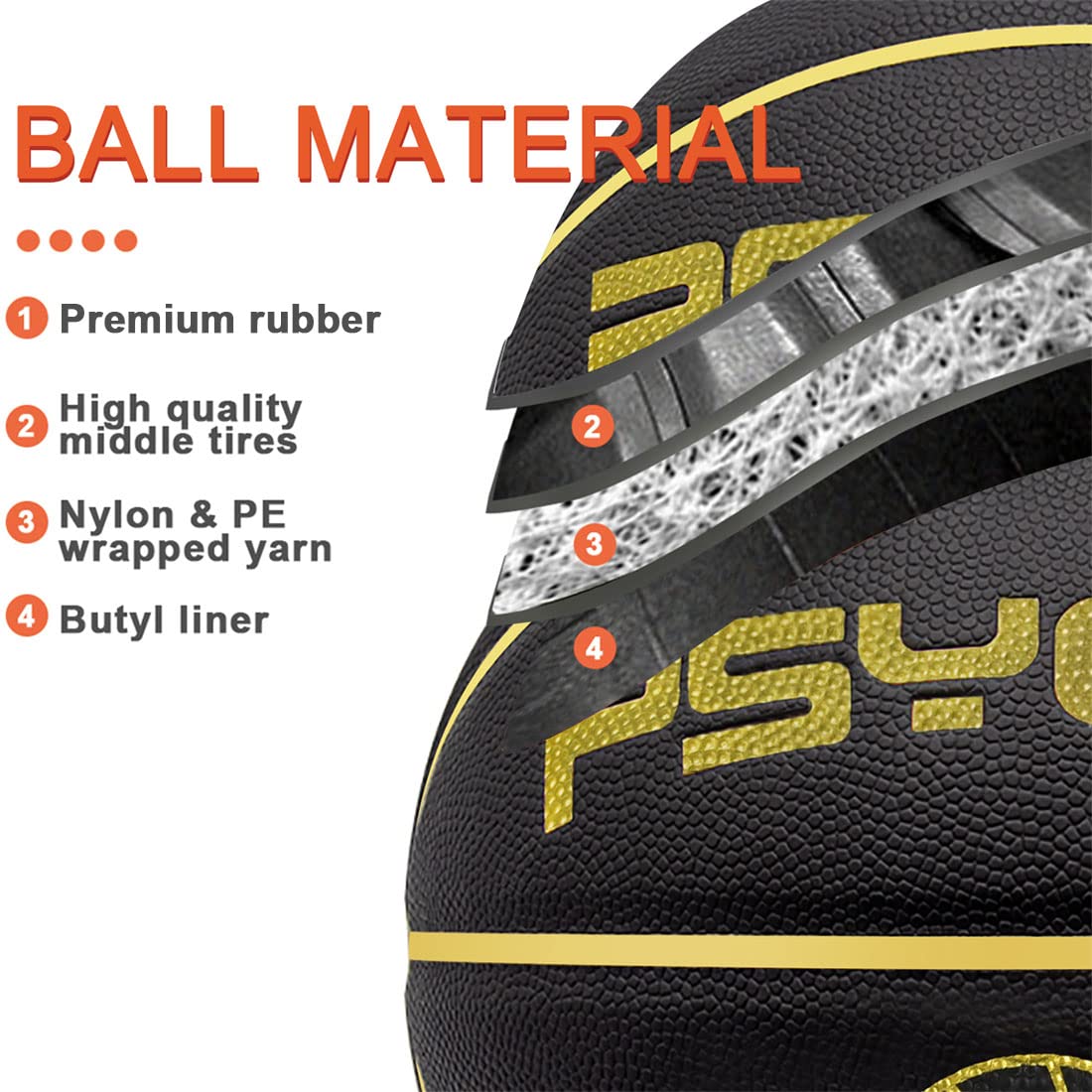 Snapklik.com : Wisdom Leaves Mini Rubber Basketball,Small Basketball ...