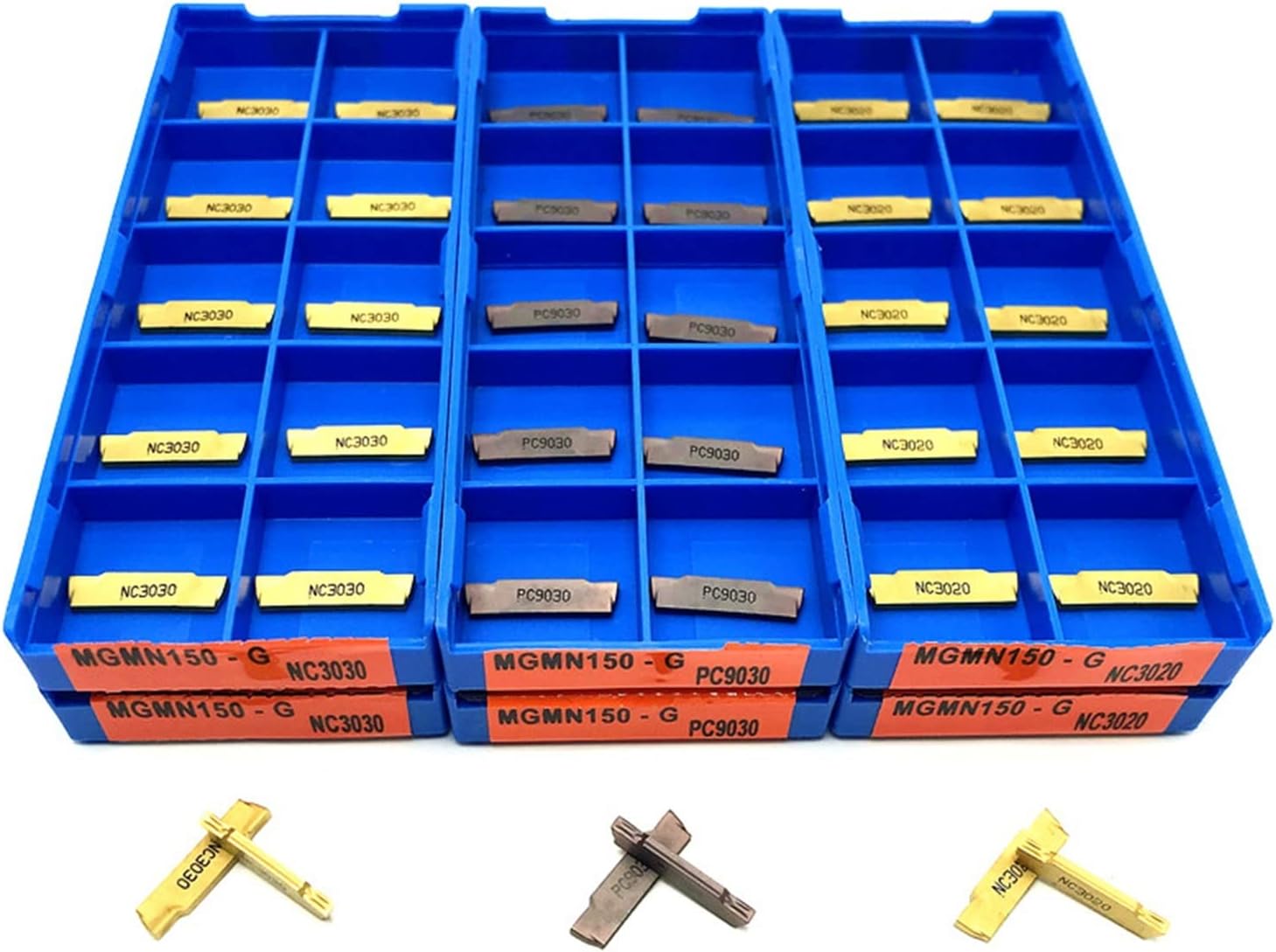 Amazon.com: DUPHA 10 Pcs Carbide Turning Inserts Grooving Tool MGMN150 ...