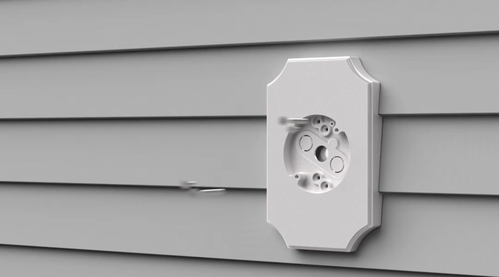 Vinyl Siding Light Blocks Vinyl Siding Light Fixture Adapter By