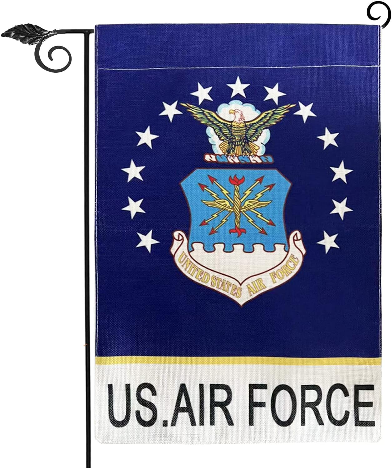Amazon.com : Patriotic Military US AIR FORCE Garden Flag Vertical ...