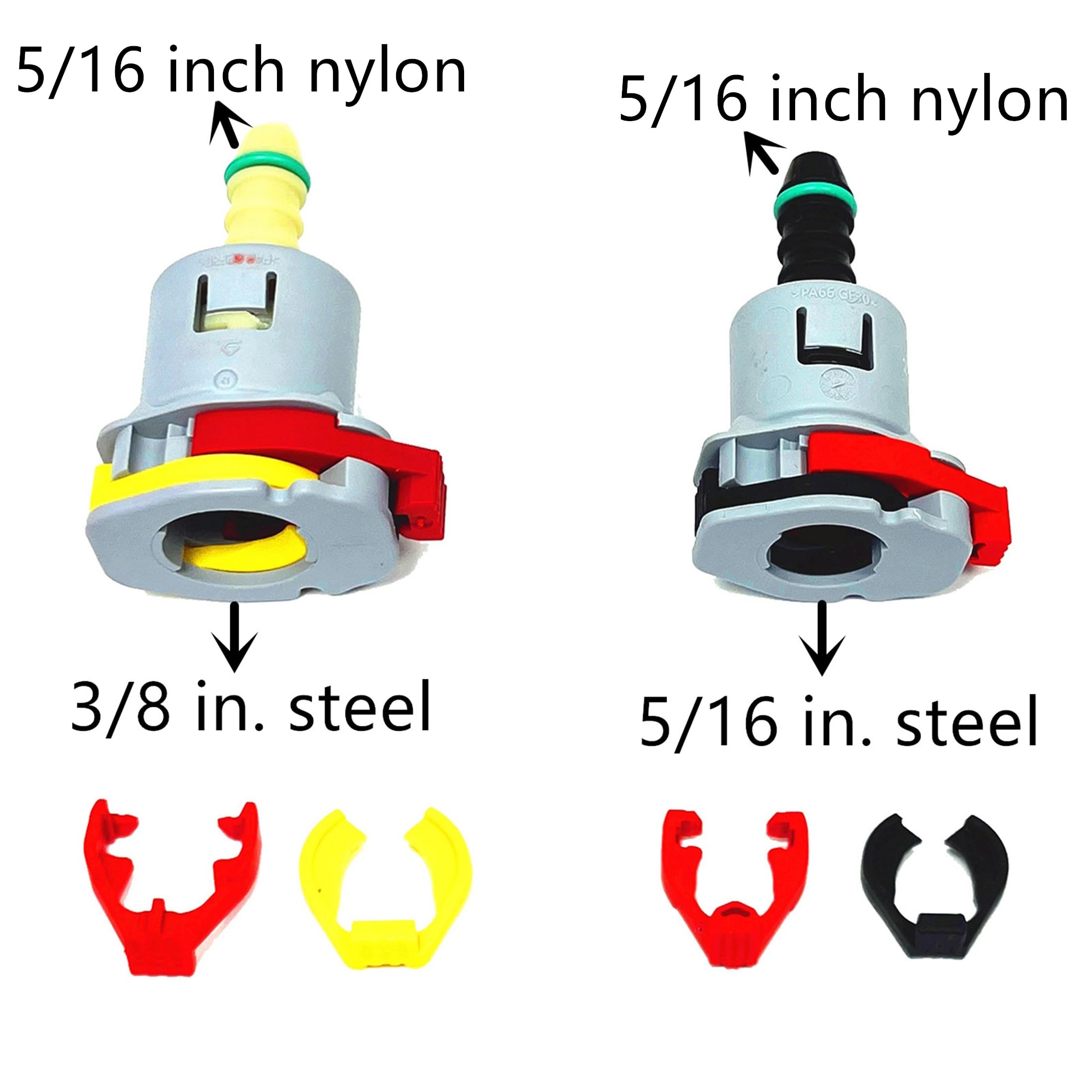 Snapklik.com : Fuel Filter Return Connector Clips,Fuel Line Quick ...