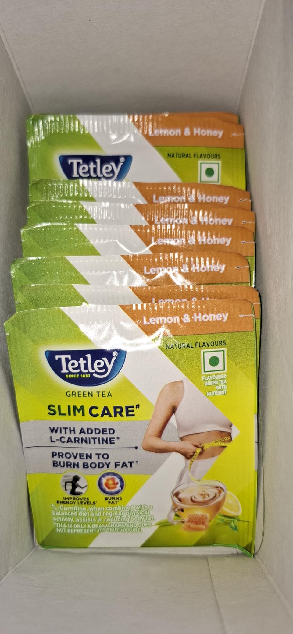 Tetley Green Tea Slim Care, With Added L-Carnitine, Helps Burn Body Fat ...