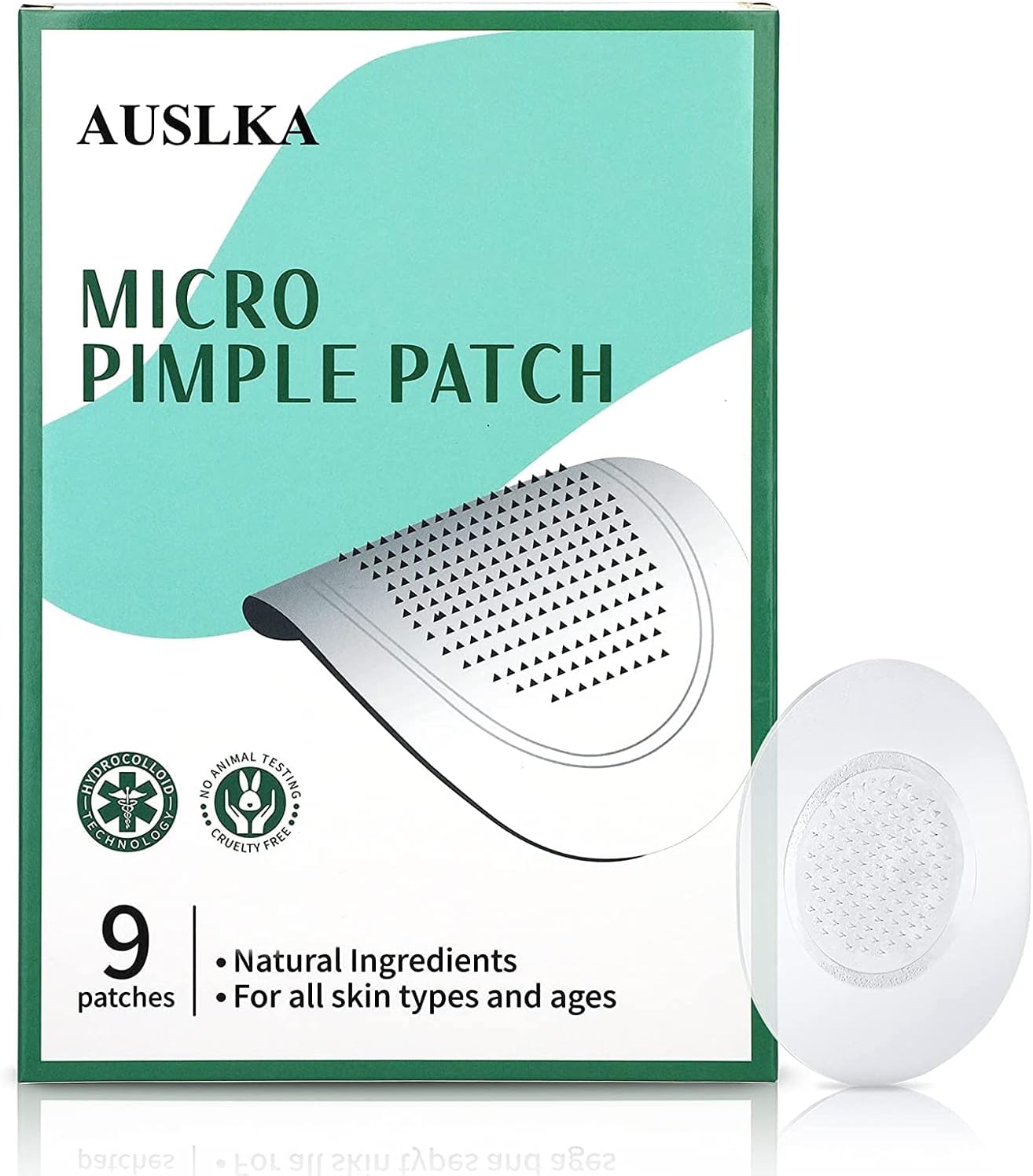 AUSLKA Blemish Patch, Hydrocolloid Blemishes Patch Dots for Face, Zit ...