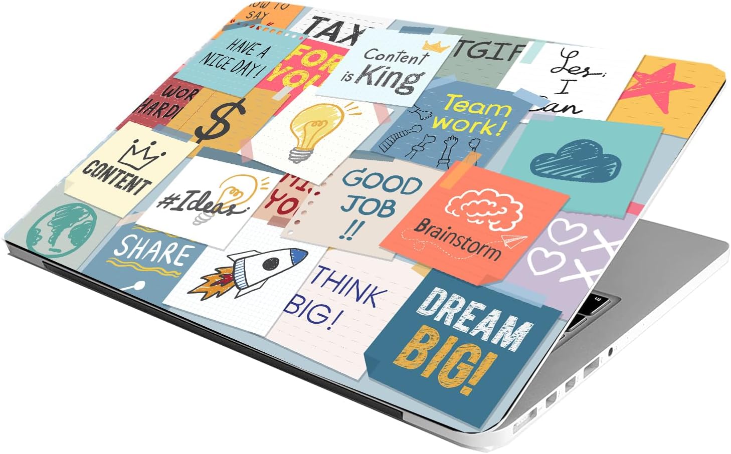 VASL™ Studio Travel Theme Self Adhesive Vinyl Laptop Skins for LG HP ...