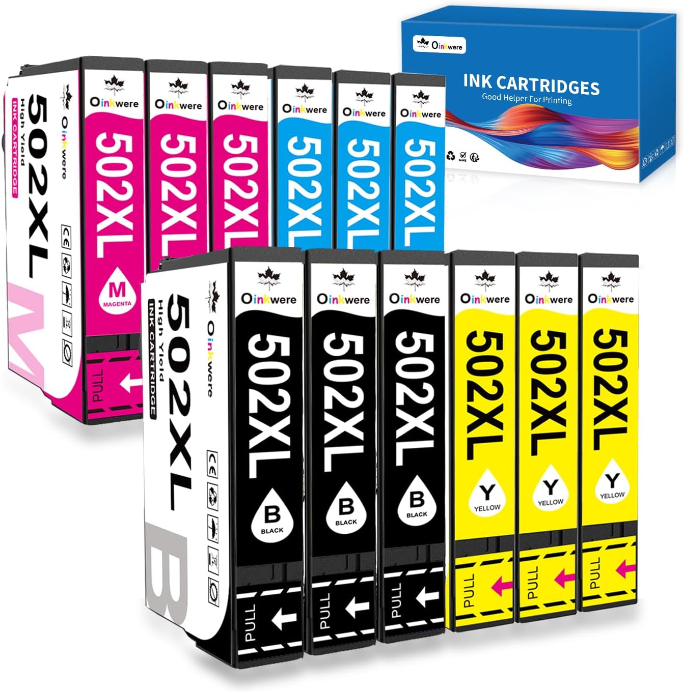 Cartridgeify 502 XL Compatible avec Epson 502 502XL Cartouches d'encre ...