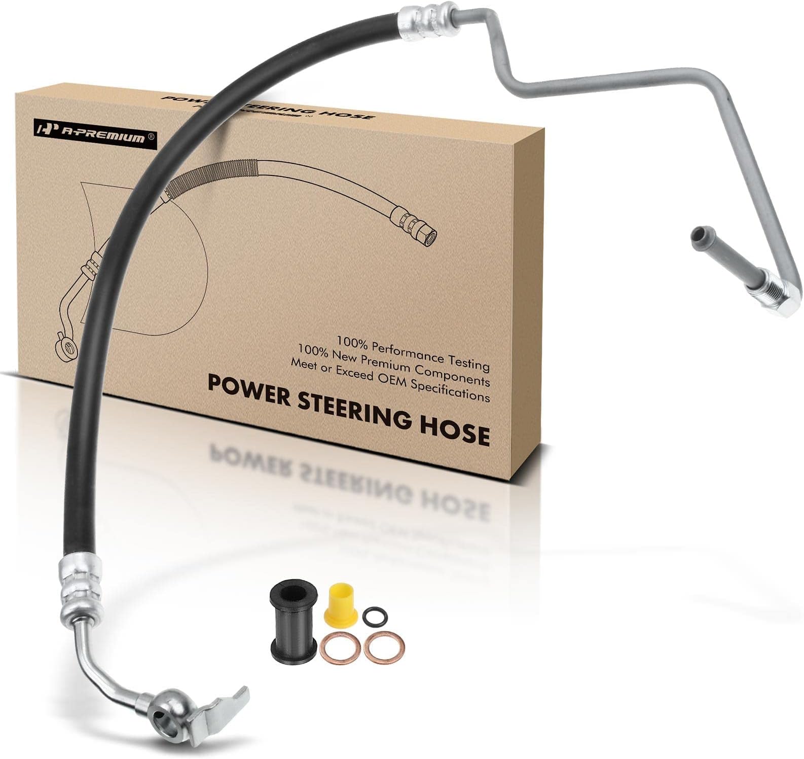 Amazon.com: A-Premium Power Steering Pressure Hose Line Assembly ...