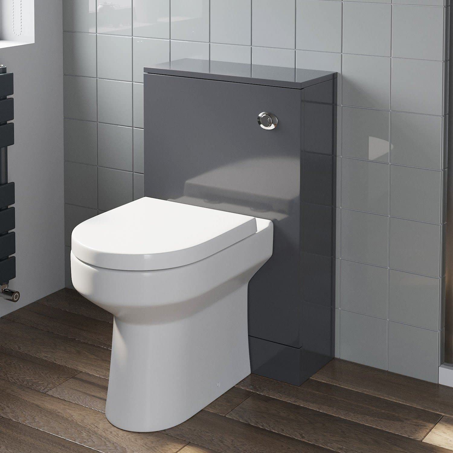 Modern Bathroom Toilet Unit Concealed Cistern BTW Furniture Unit Toilet ...
