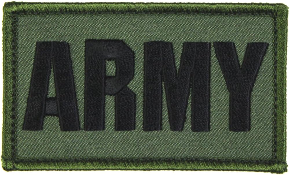 Amazon.com: ARMY 2 x 3 Inch OD Green Hook and Loop Patch : Arts, Crafts ...