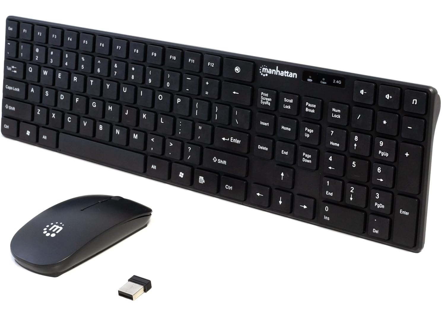 Amazon.in: Buy Manhattan Wireless Keyboard and Mouse Combo – Compact ...