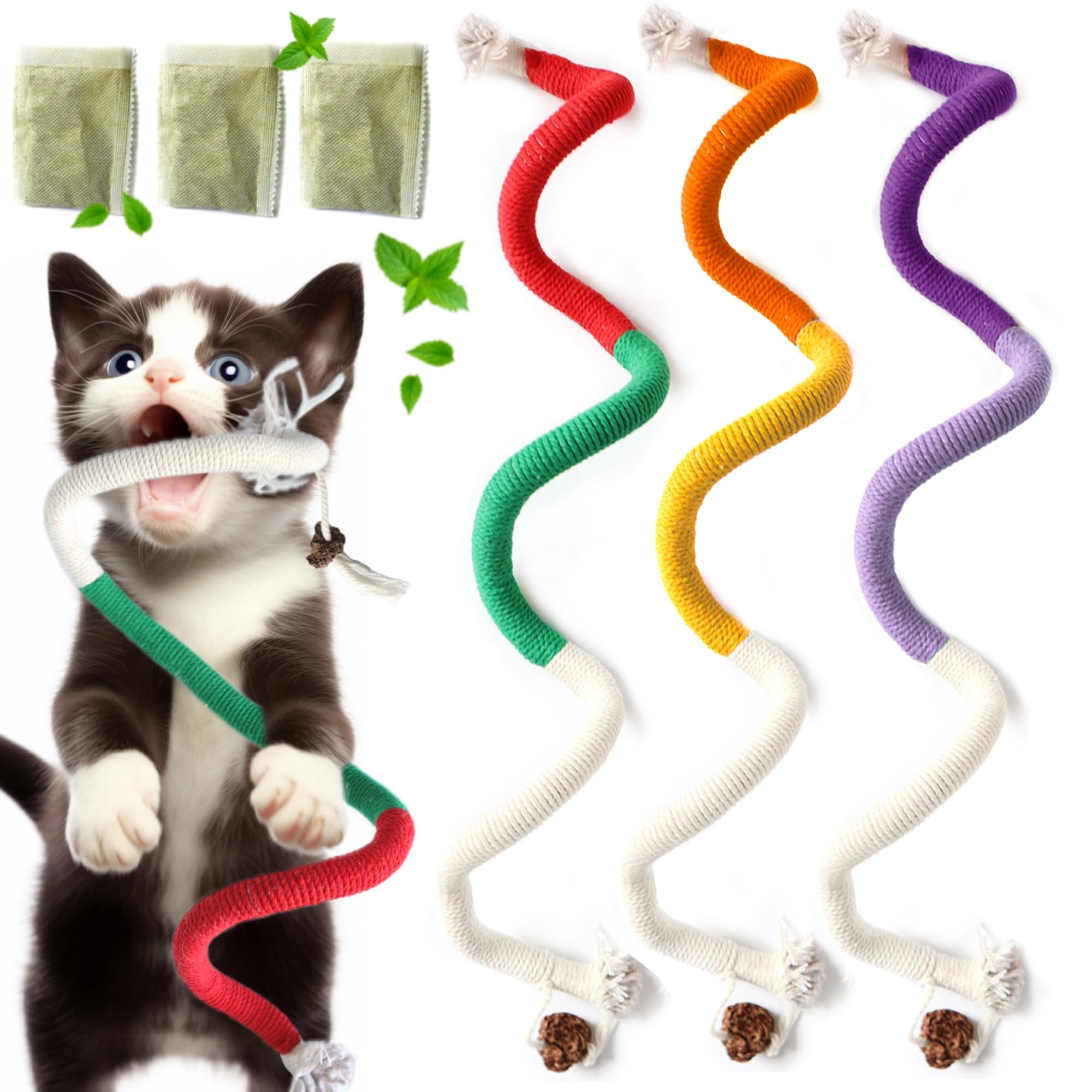 Fokauiwo Cat Toys for Indoor Cats, Kitten Toys for Indoor Kittens ...