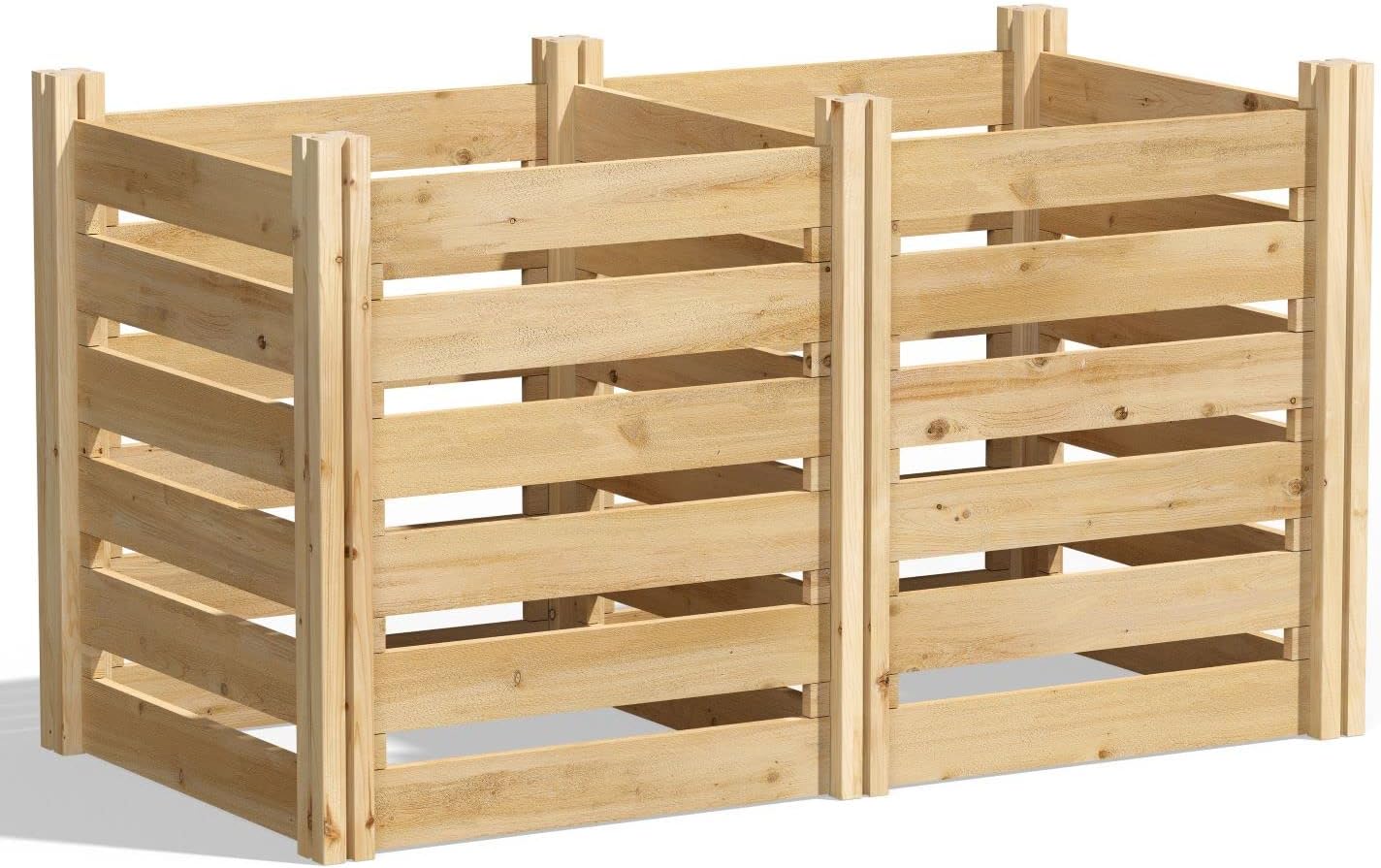 Amazon.com : Greenes Fence Cedar Wood Composter, 23.25 Cu ft / 173.92 ...