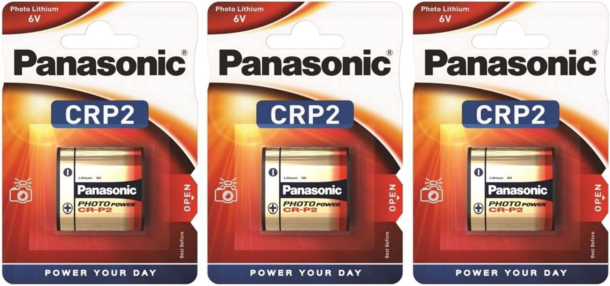 Panasonic CRP2 Foto Batterie Lithium, 1600 mAh,6V : Amazon.de ...