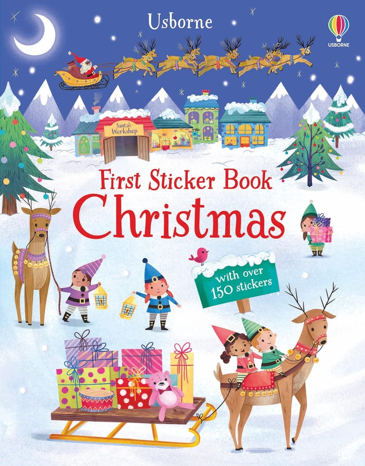 First Sticker Book Christmas: Enchanting Holiday Decorating Fun with ...