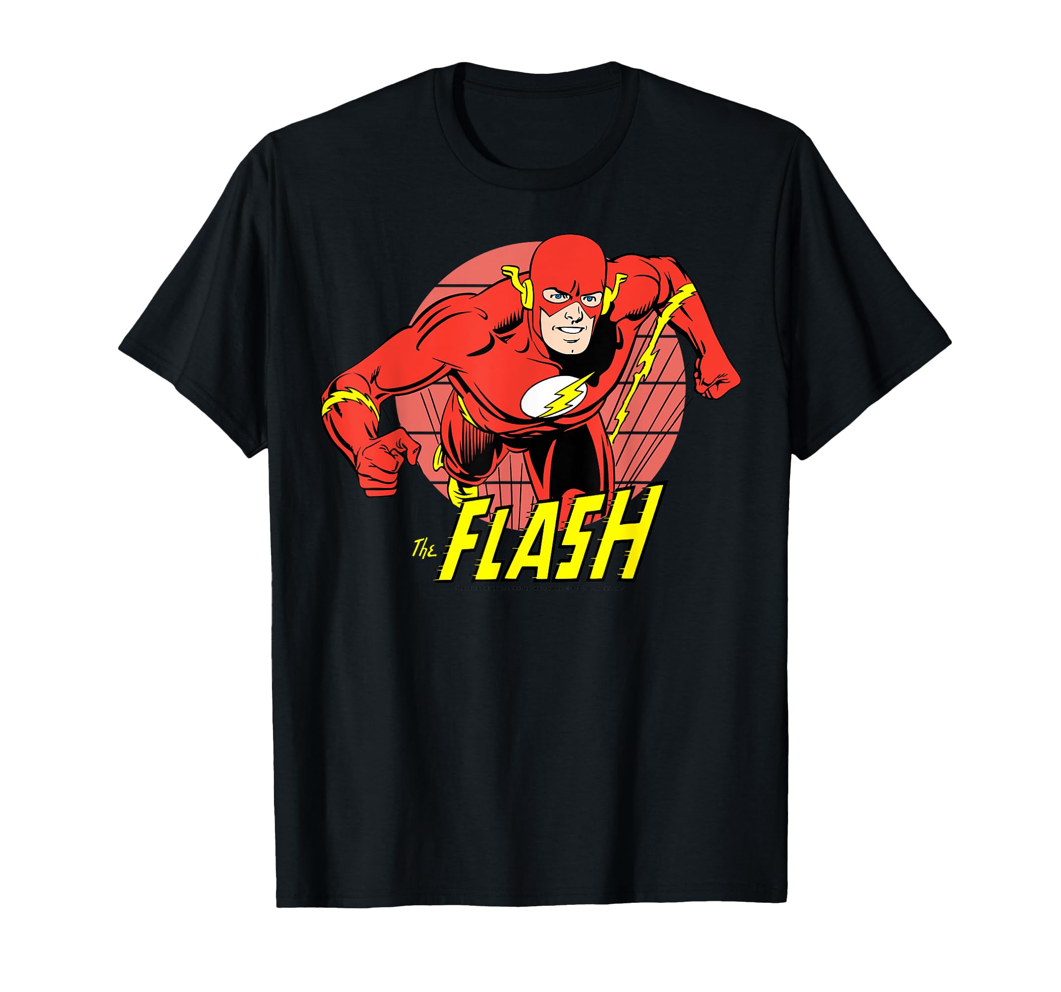 Amazon.com: DC Comics The Flash Running Portrait T-Shirt : Clothing ...