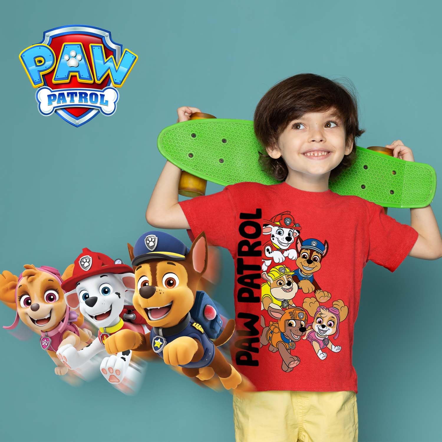 Snapklik.com : Paw Patrol Graphic T-Shirts