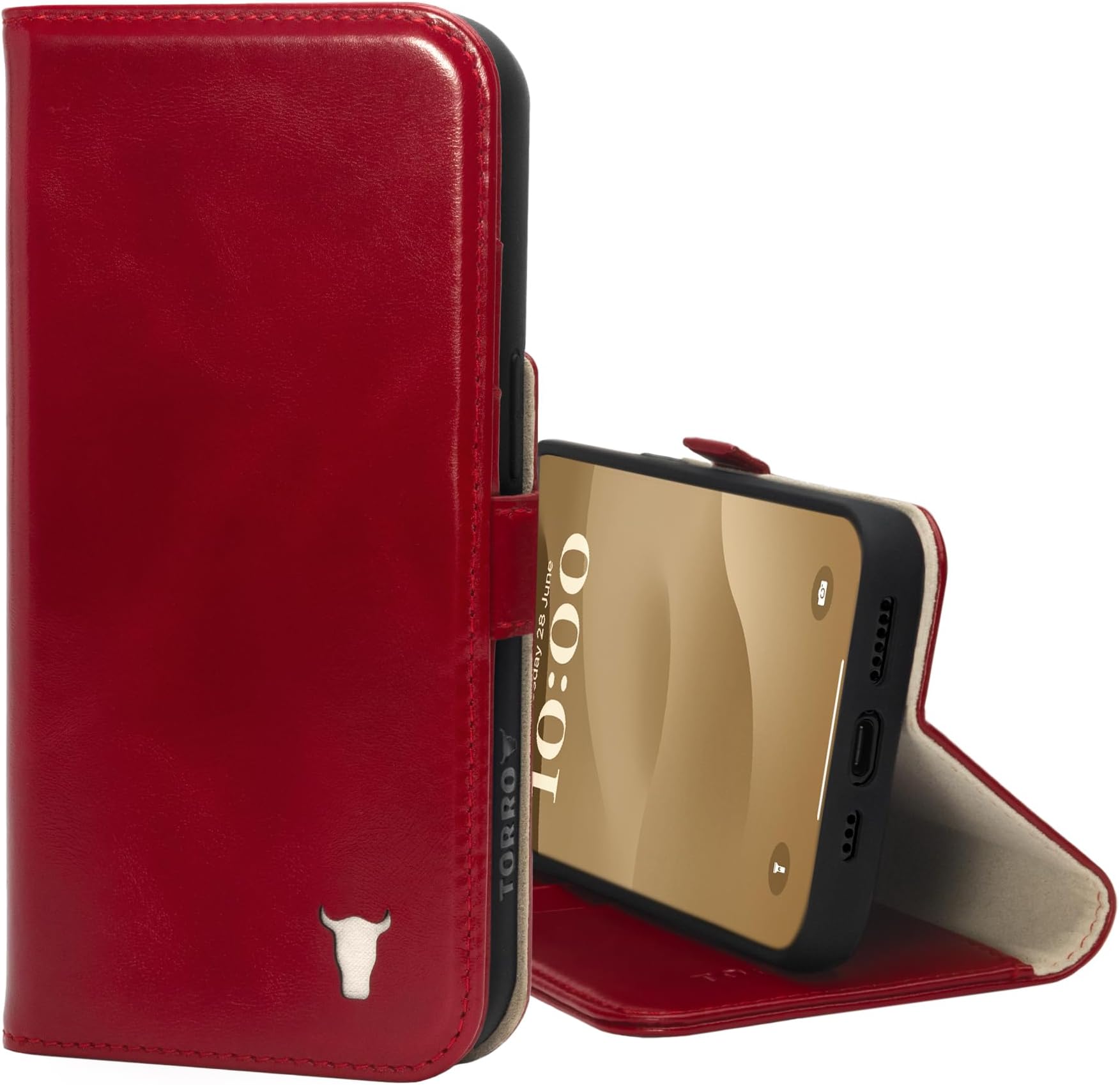 Amazon.com: TORRO Premium Leather Case Compatible with iPhone 16 Pro ...