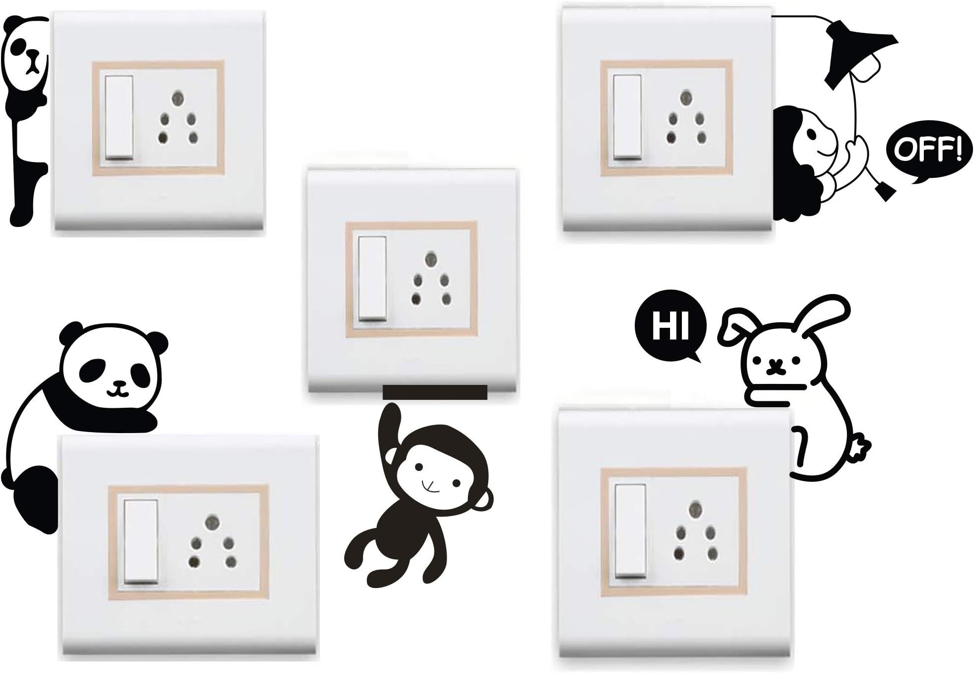 Buy Decals Creativity® Switch Board Stickers, Wall Stickers, Switch ...