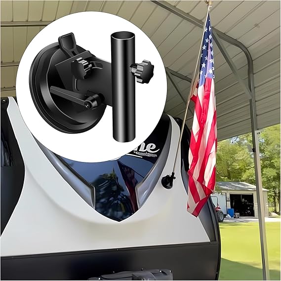 Amazon.com: DZGKGM Suction Cup Flag Holder for RV, RV Flag Pole Mount, RV Flag Pole Kit, Car ...