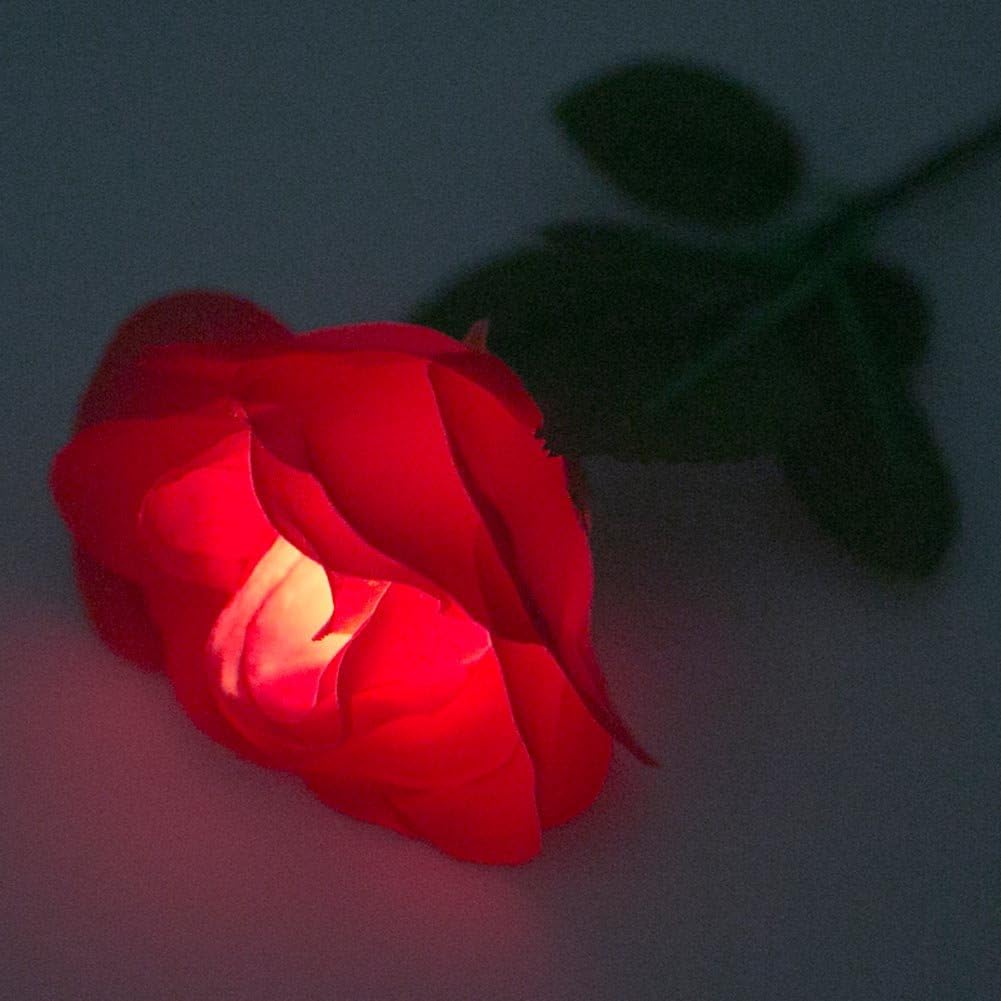 Amazon.com: FlashingBlinkyLights LED Red Light Up Rose : Home & Kitchen