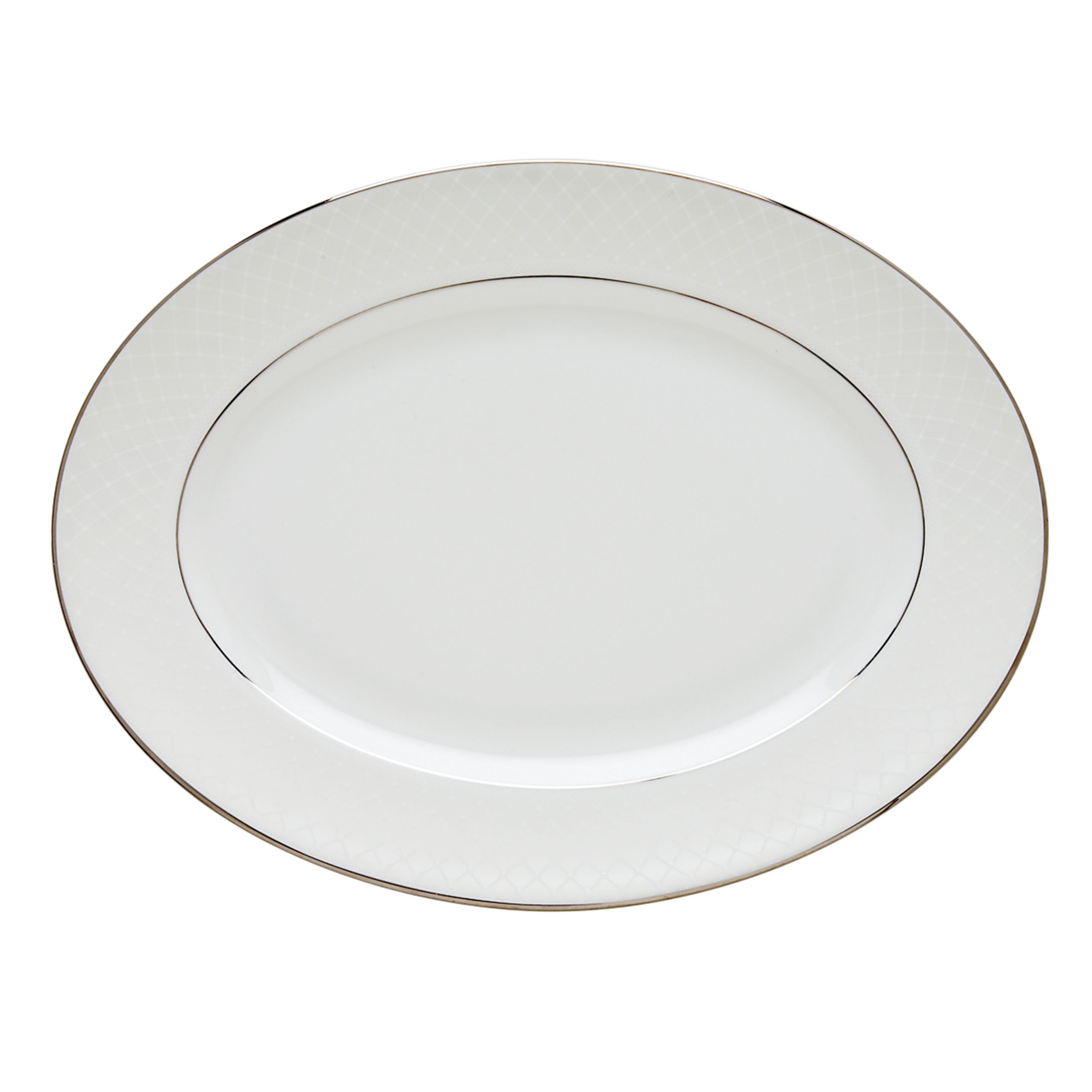 Snapklik.com : Lenox Venetian Lace Oval Platter