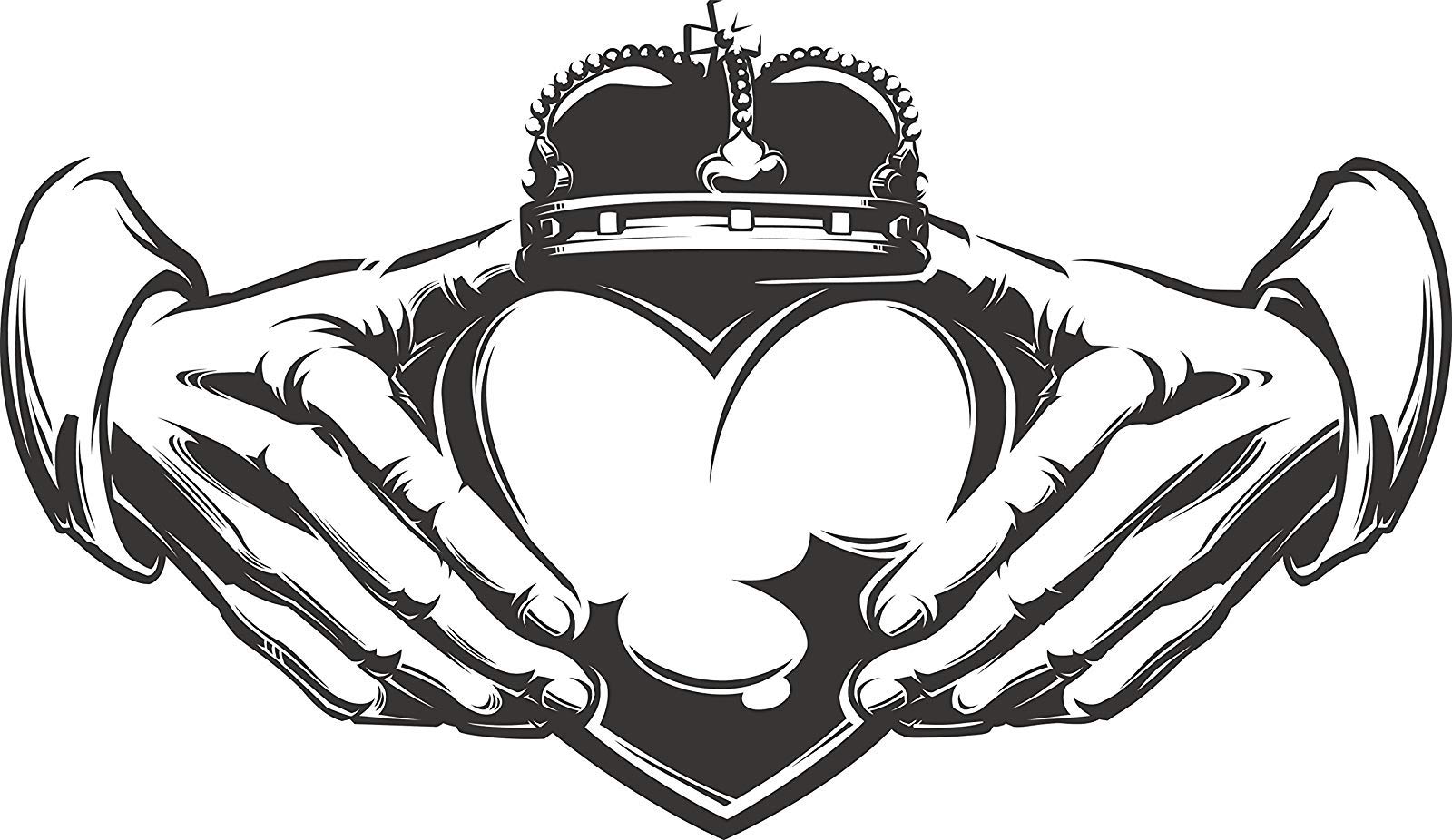 Claddagh Symbol Drawing