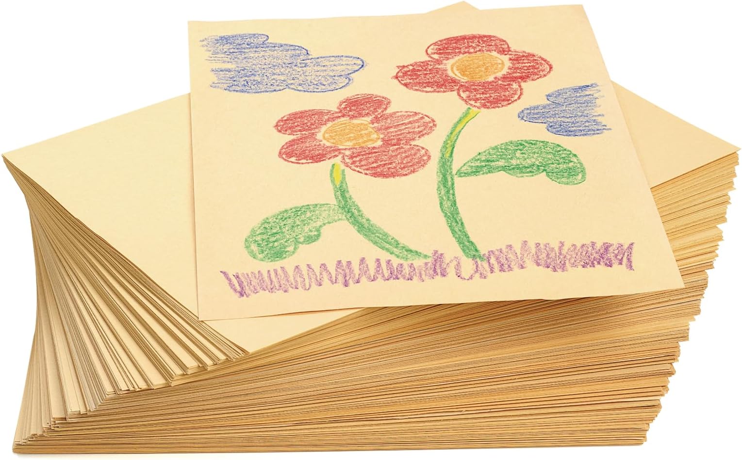 Amazon.com: Pacon 004109 Cream Manila Drawing Paper, 50 lbs., 9 x 12 ...