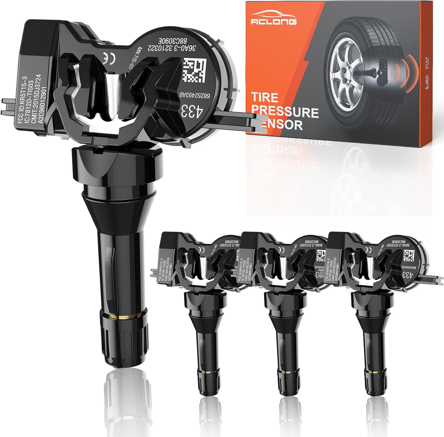 Amazon.com: ACLONG TPMS Sensor,433MHZ Tire Pressure Monitor System ...