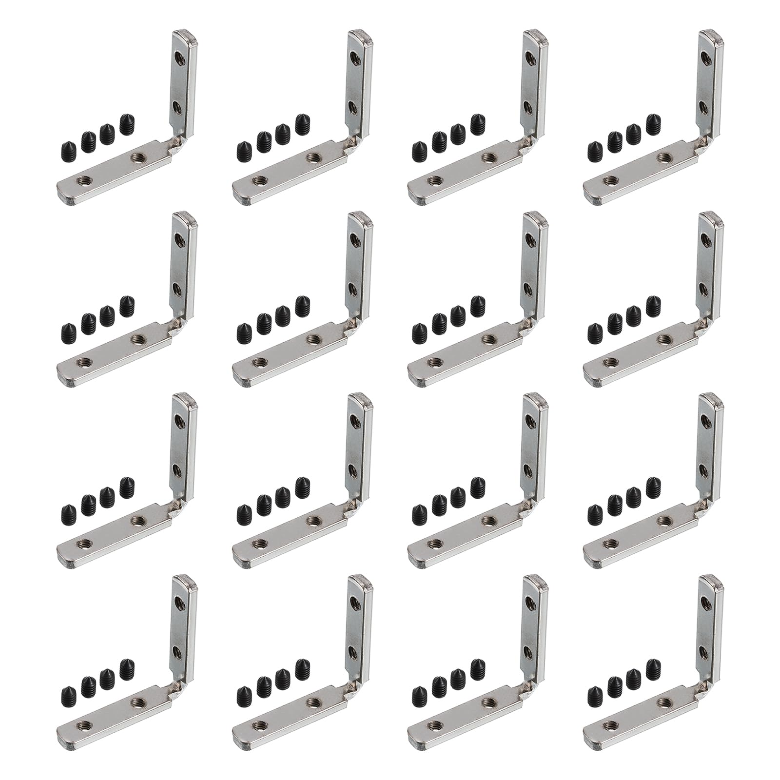 Amazon.com: uxcell L-Shape Interior Joint Bracket, 30Pcs Inside Corner ...