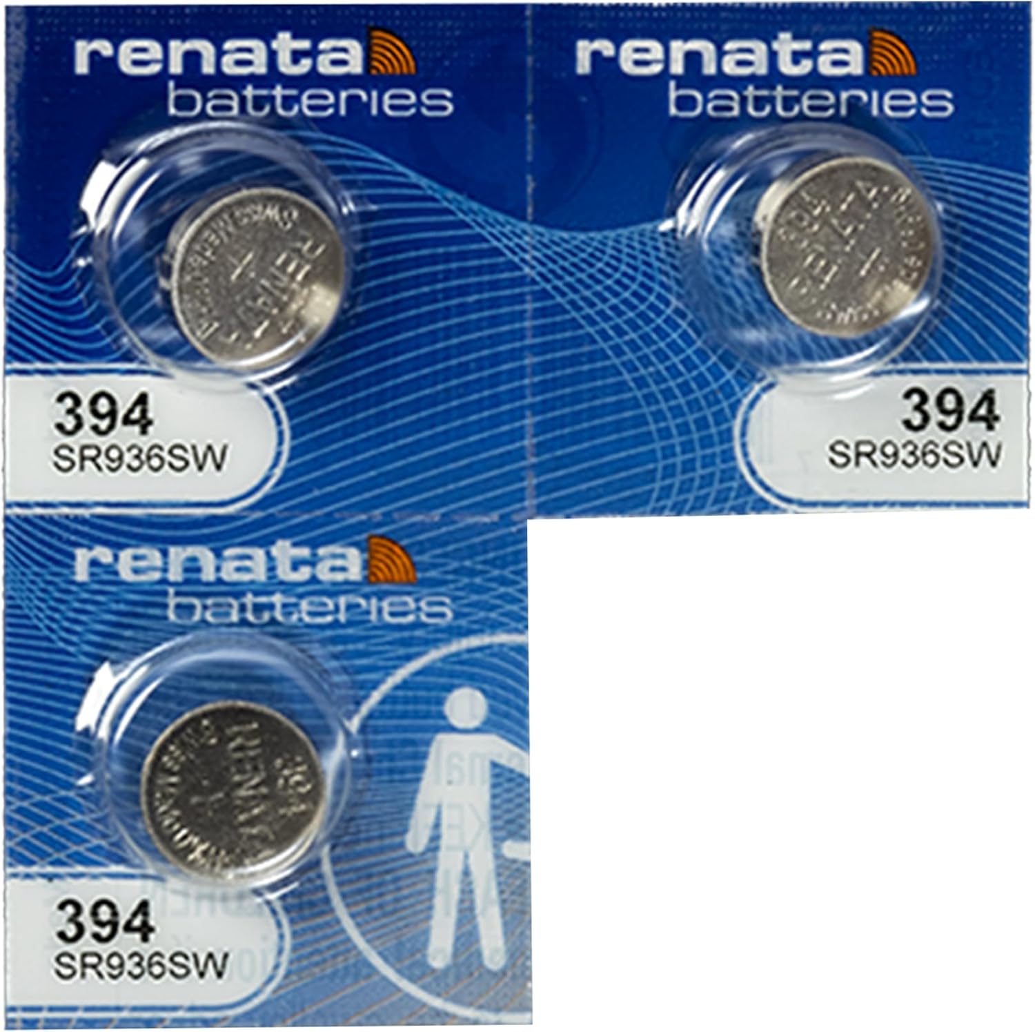 3 Renata 394 Button Cell Watch Batteries : Amazon.ca: Health & Personal ...