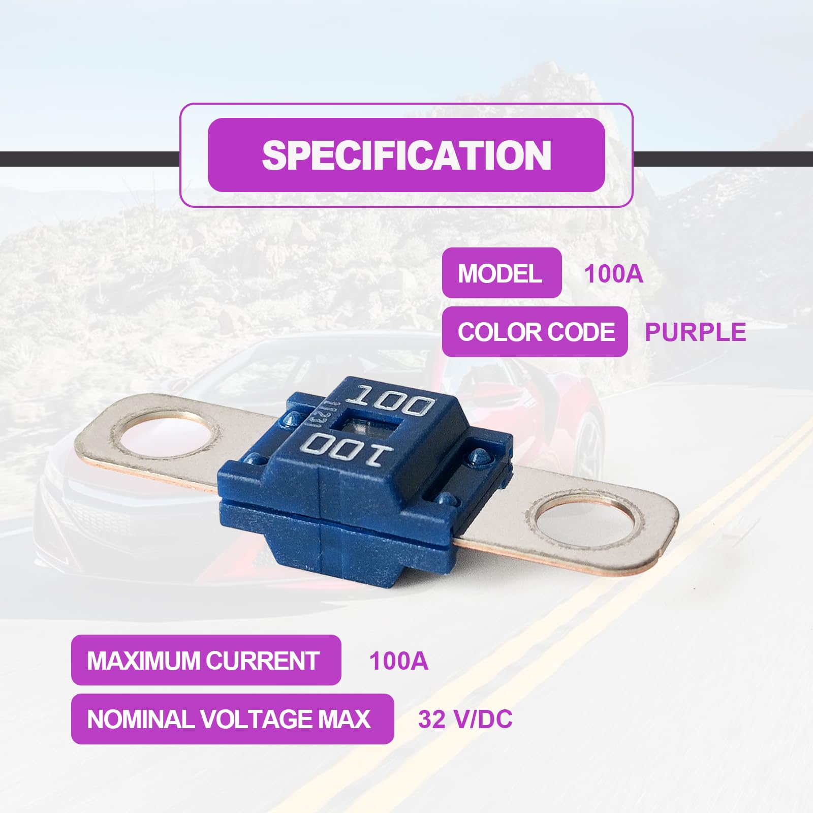 Snapklik.com : 100A AMI/Midi High Current Fuse Bolt-on Fuse - 100 Amp ...