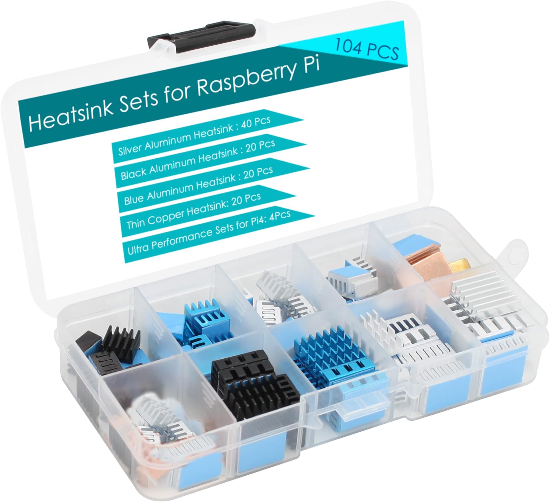 Amazon.com: Raspberry Pi 4b Heatsink, Raspberry Pi Heatsink Aluminum ...