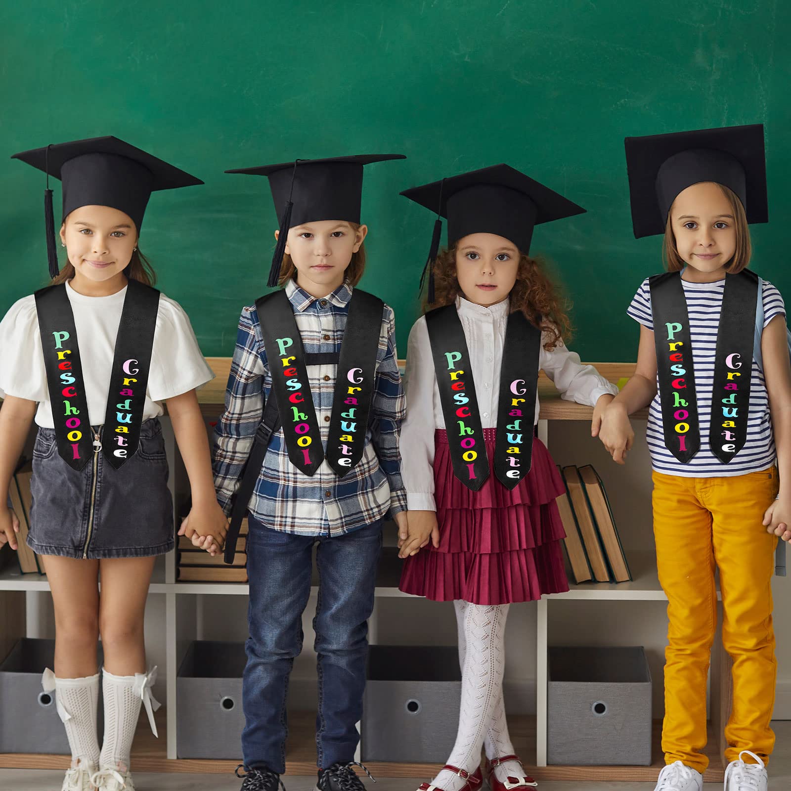 Snapklik.com : Crowye 12 Pcs Preschool Graduation Stole 2024 Kids ...