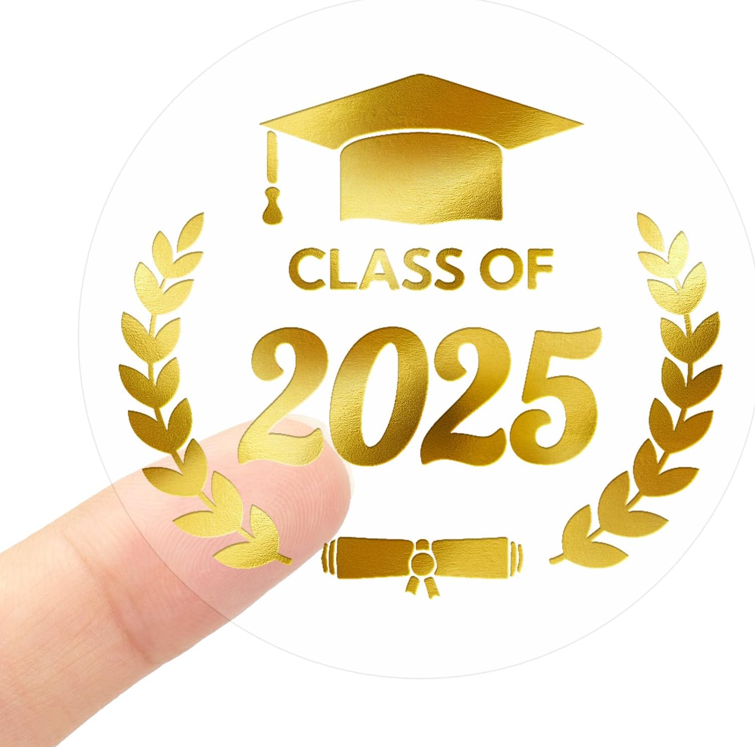Amazon.com: Andaz Press Maroon 2025 Graduation Stickers for Graduation ...