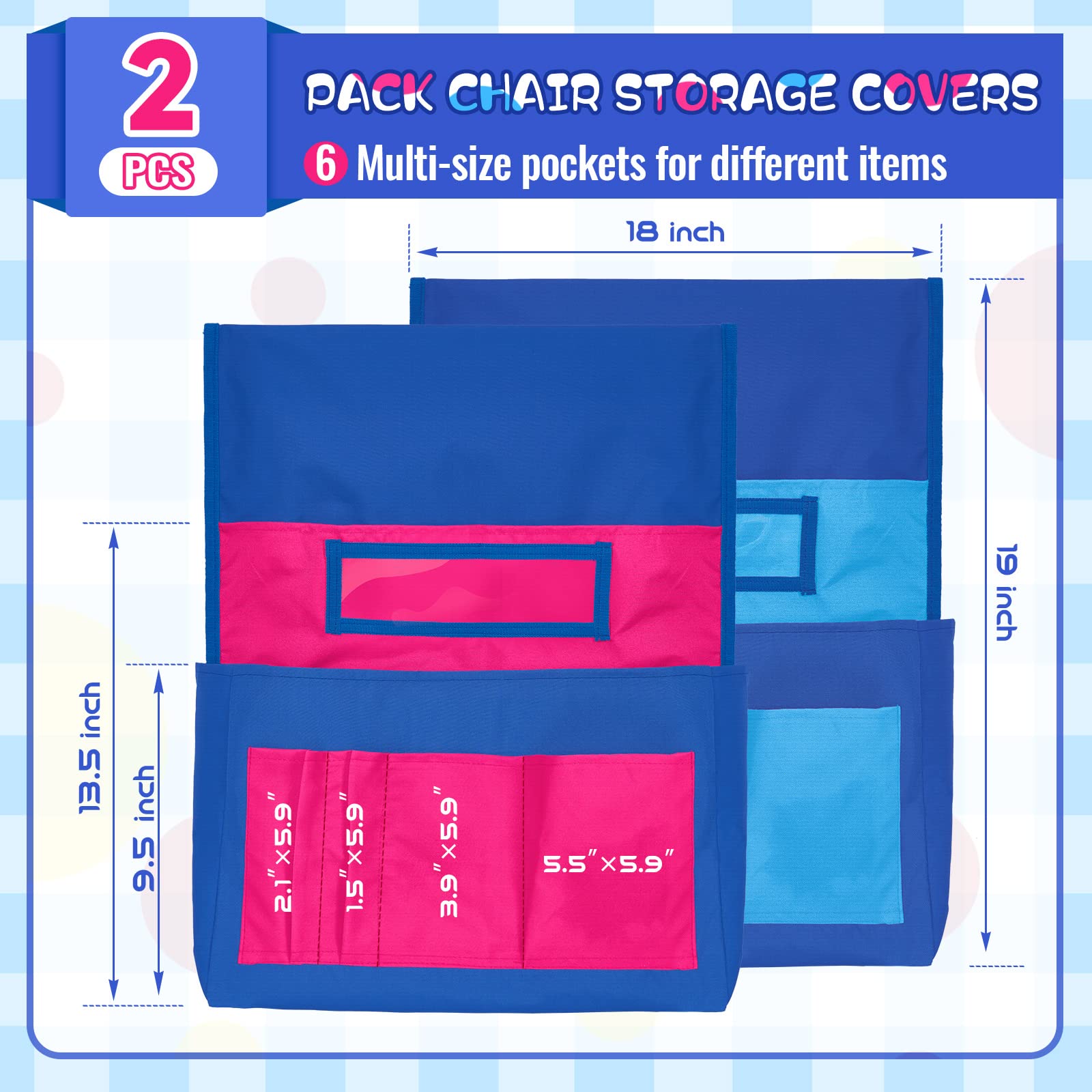 Seat Pockets For Classroom Chairs CRASPIRE Chair Buddy Storage Pocket ...