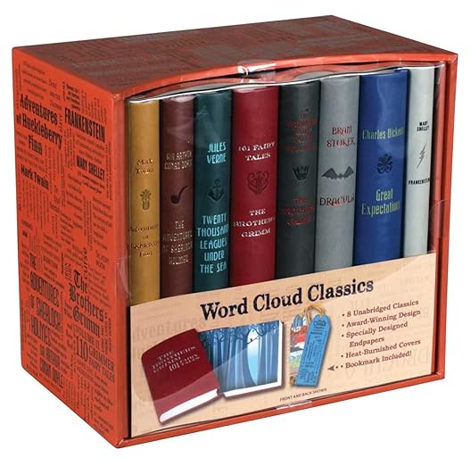 Word Cloud Box Set: Brown: Doyle, Arthur Conan, Twain, Mark, Verne ...