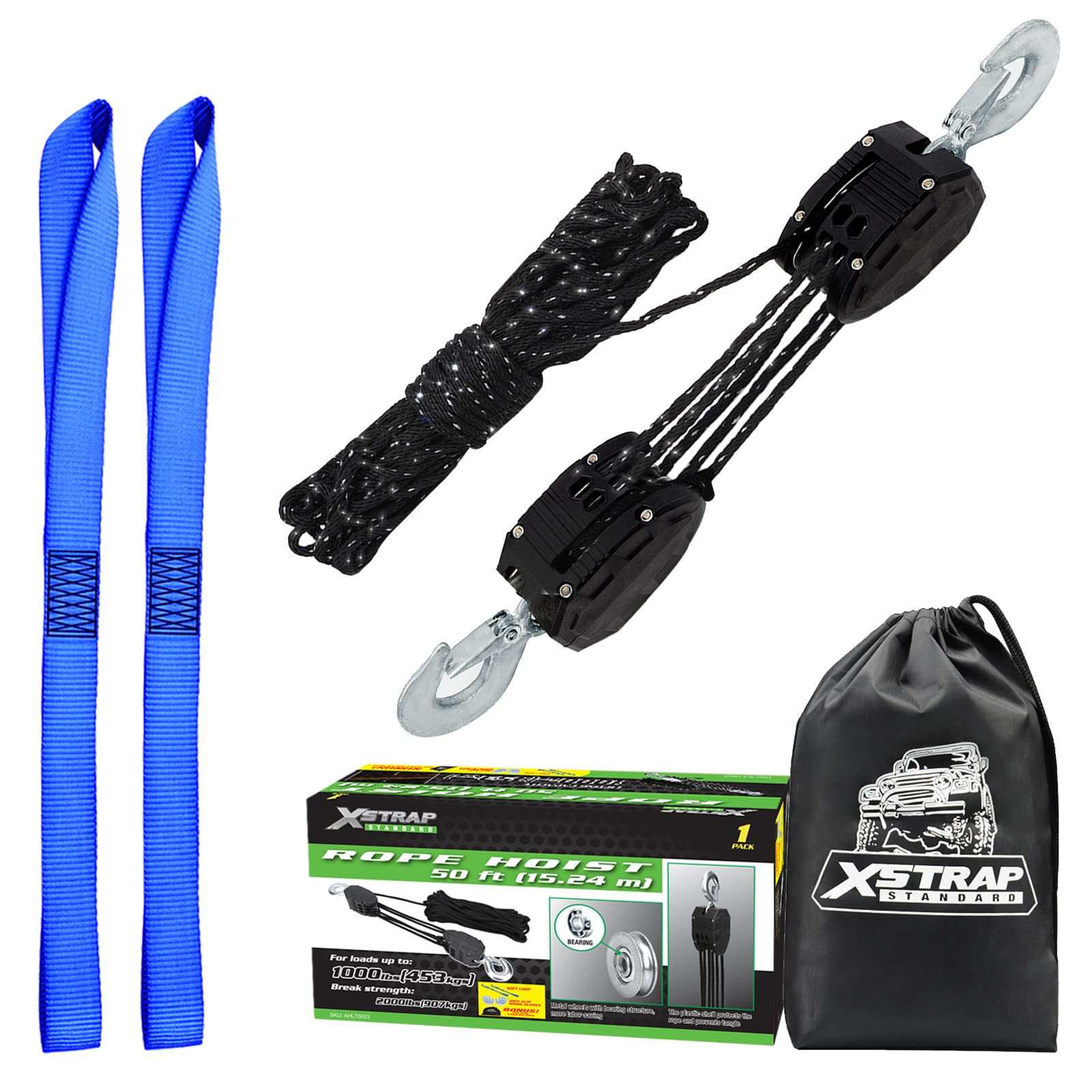 Snapklik.com : XSTRAP STANDARD Heavy-Duty 2,000LB 50 Feet Reflective ...
