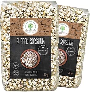 Eden Premium Puffed Sorghum (2 x 80g) : Amazon.co.uk: Grocery