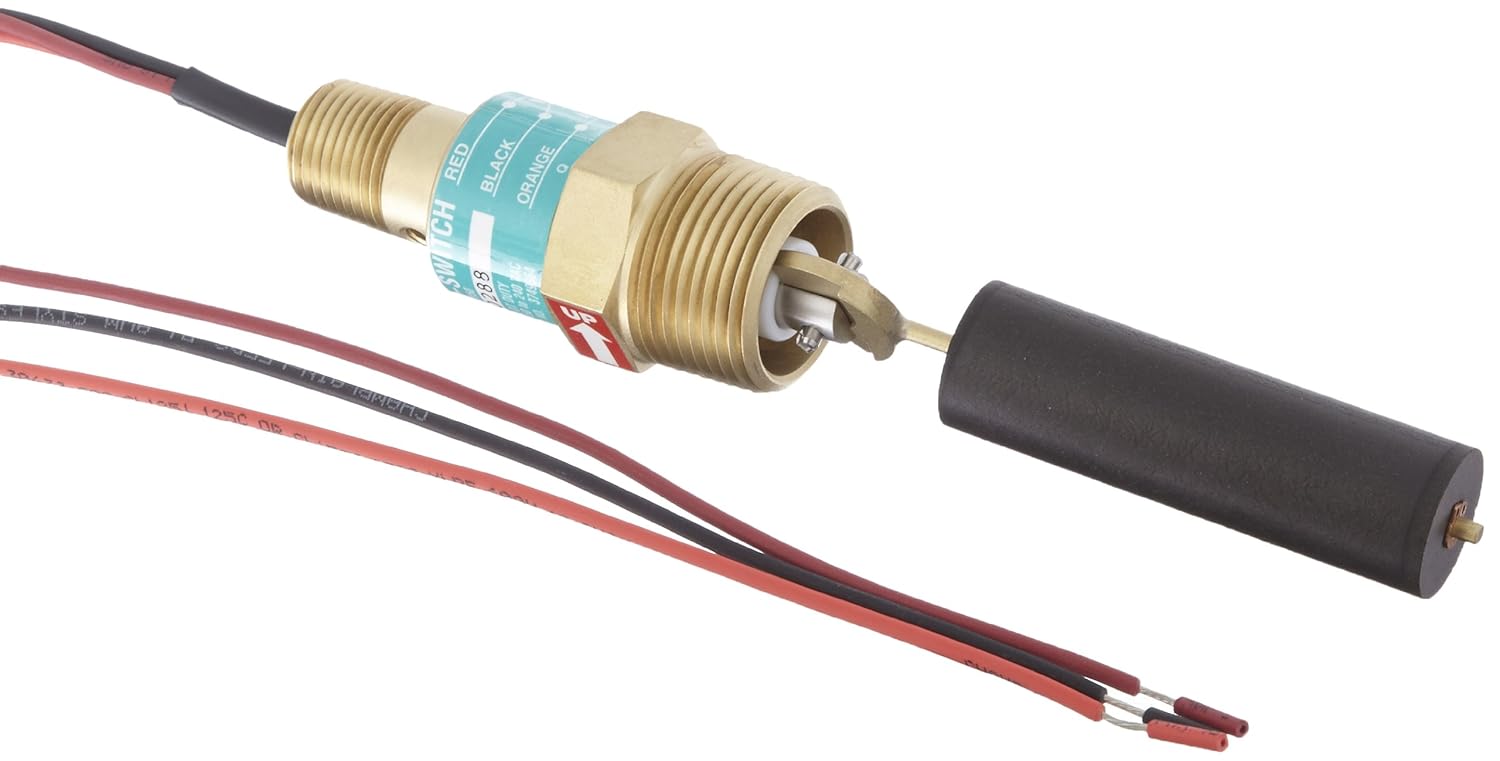 Gems Sensors 30288 Buna N Float Single Point Side Mounted Level Switch ...