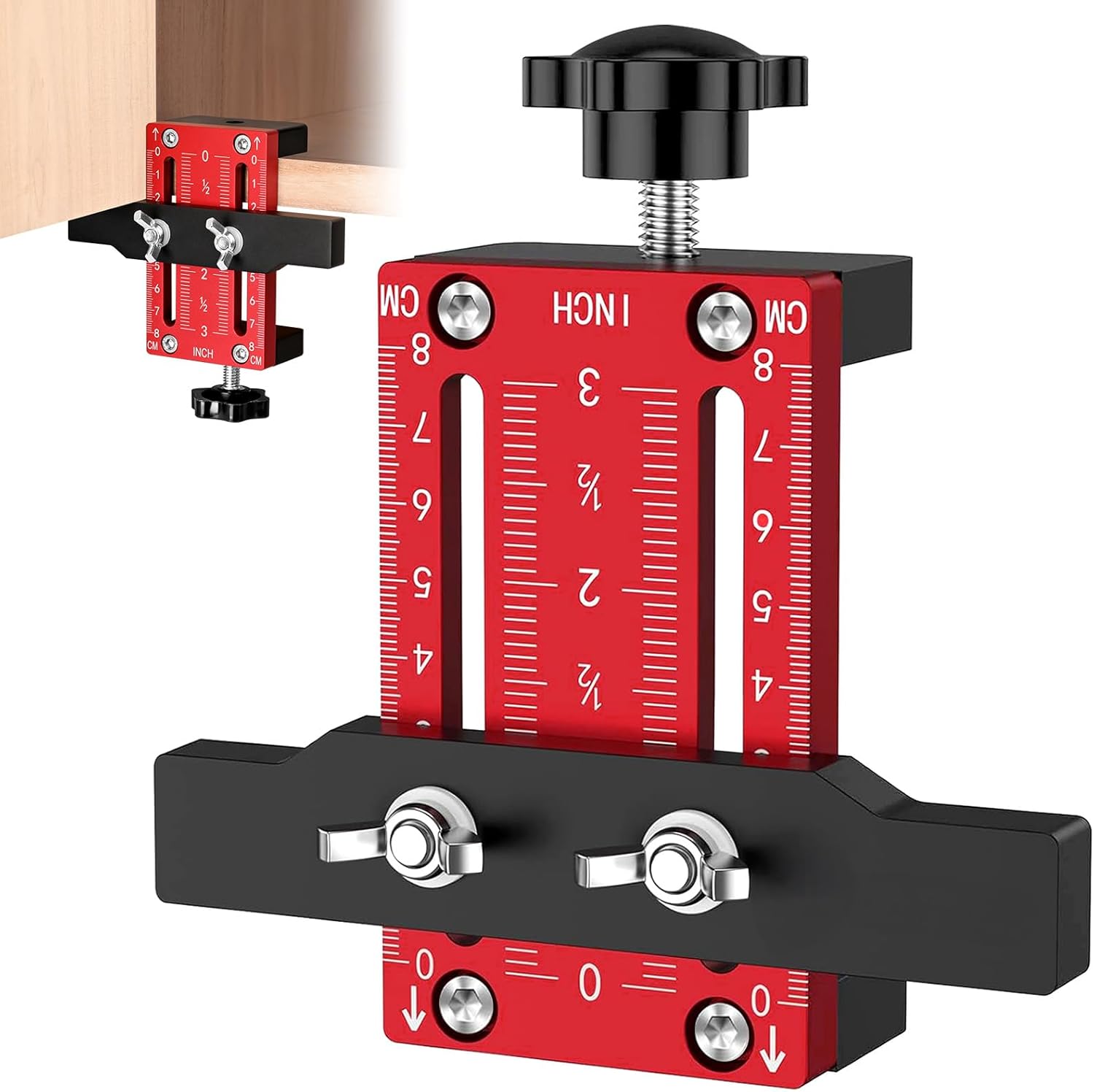 Cabinet Door Installation Positioner, Easily Adjustable Aluminium Alloy ...