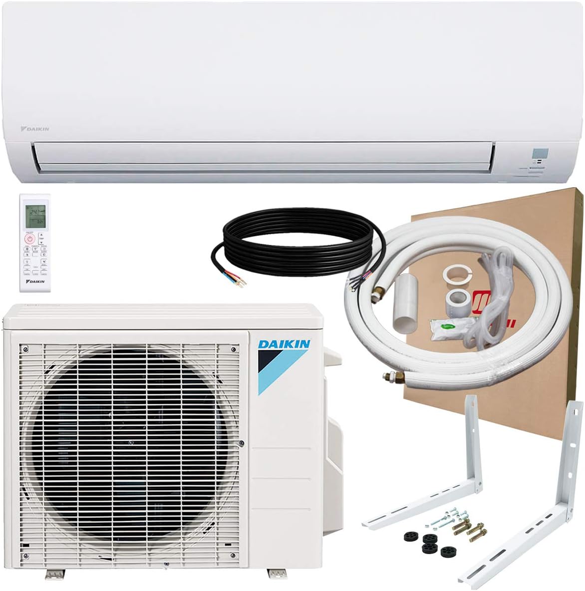 Amazon.com: DAIKIN 9,000 BTU 17 SEER Wall-Mounted Inverter Ductless ...