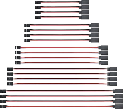 Amazon.com: 3-Pin RC Extension Cable Extension Cord Male to Famale Lead ...