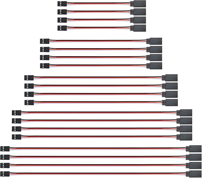 Amazon.com: 3-Pin RC Extension Cable Extension Cord Male to Famale Lead ...