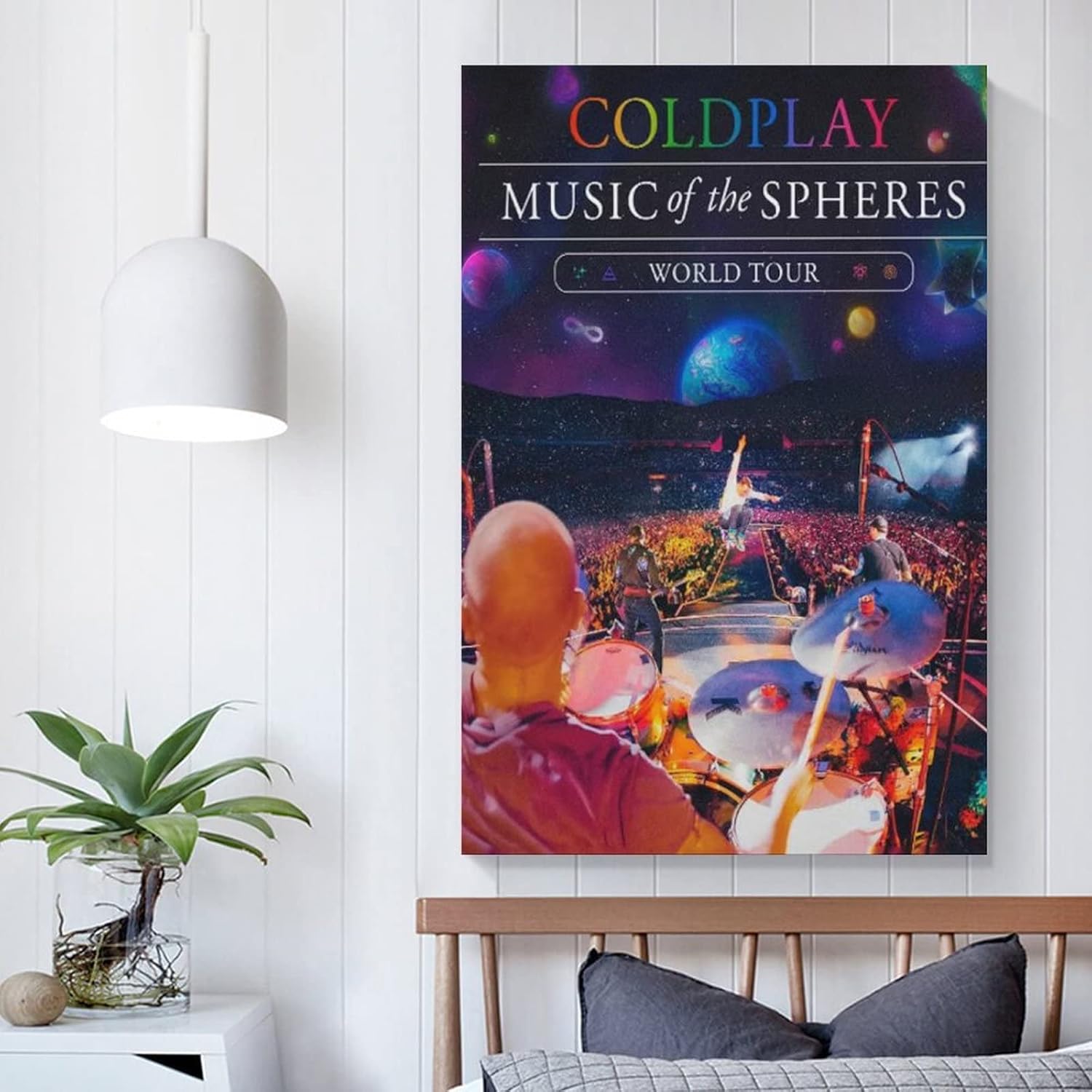 Music Of The Spheres World Tour Coldplay Canvas Poster