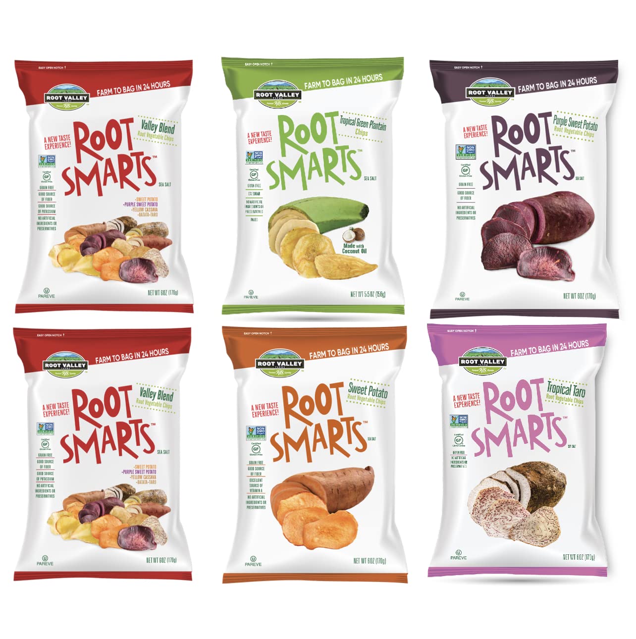 Amazon.com: Root Smarts Root Vegetable Chips with the perfect crunch ...