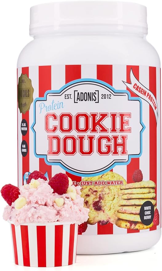 Adonis Protein Cookie Dough | 21.2g of Casein Protein with 3.3g Fat and ...