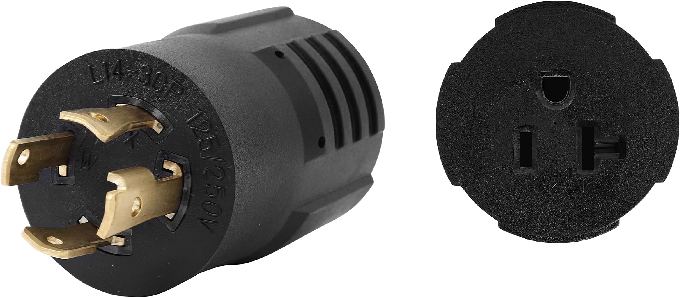 Amazon.com: Miady NEMA L14-30P Generator Plug, 30 Amp 4-Prong ...